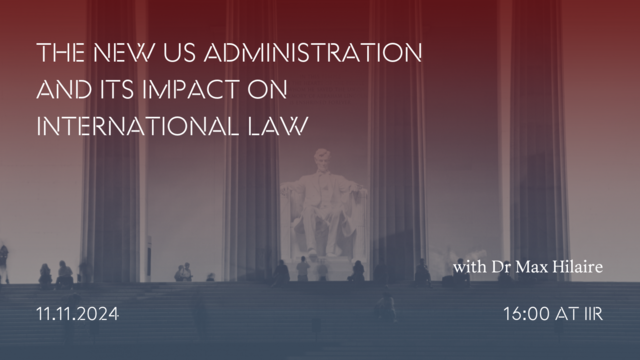 The New US Administration and its Impact on International Law ...